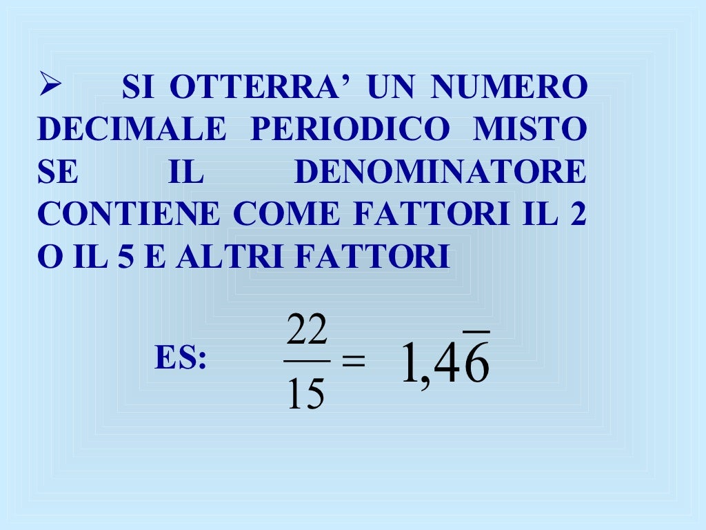 I Numeri Razionali Assoluti E I Numeri Periodici