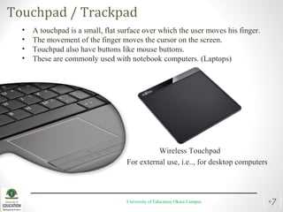 I/O devices & CPU | PPT | Computer Peripherals | Computing