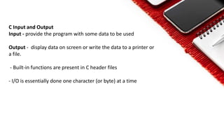 I o functions | PPTX