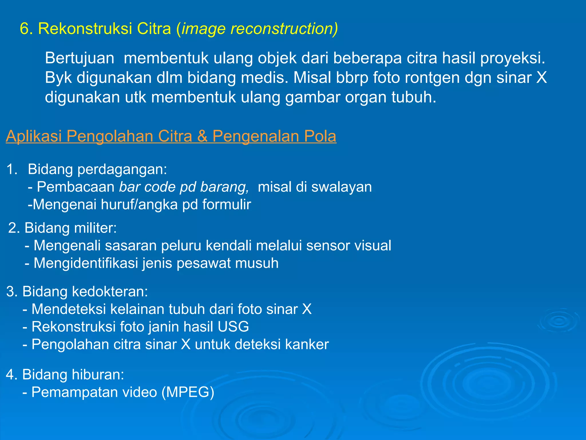 pengantar pengolahan citra | PPT