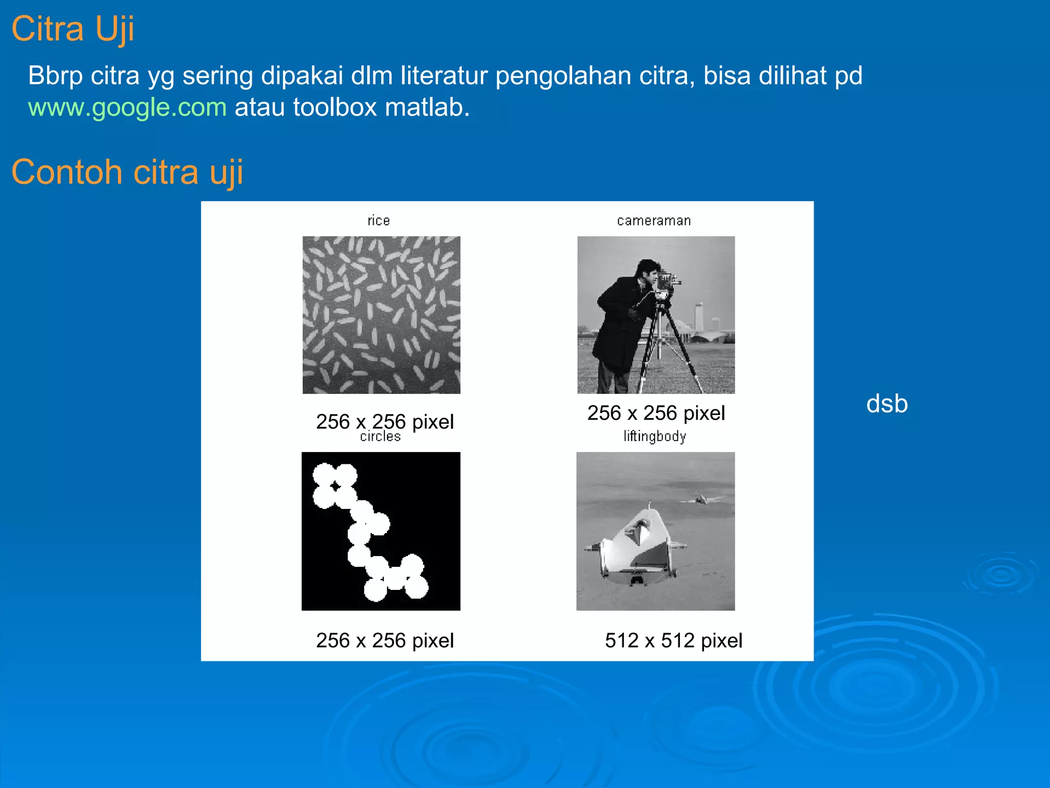 pengantar pengolahan citra | PPT