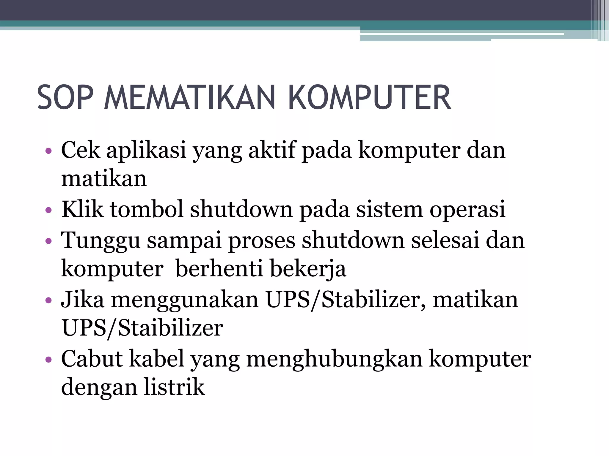 I pengenalan dasar komputer | PPTX