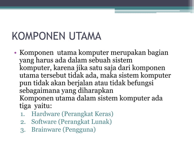 I pengenalan dasar komputer | PPTX