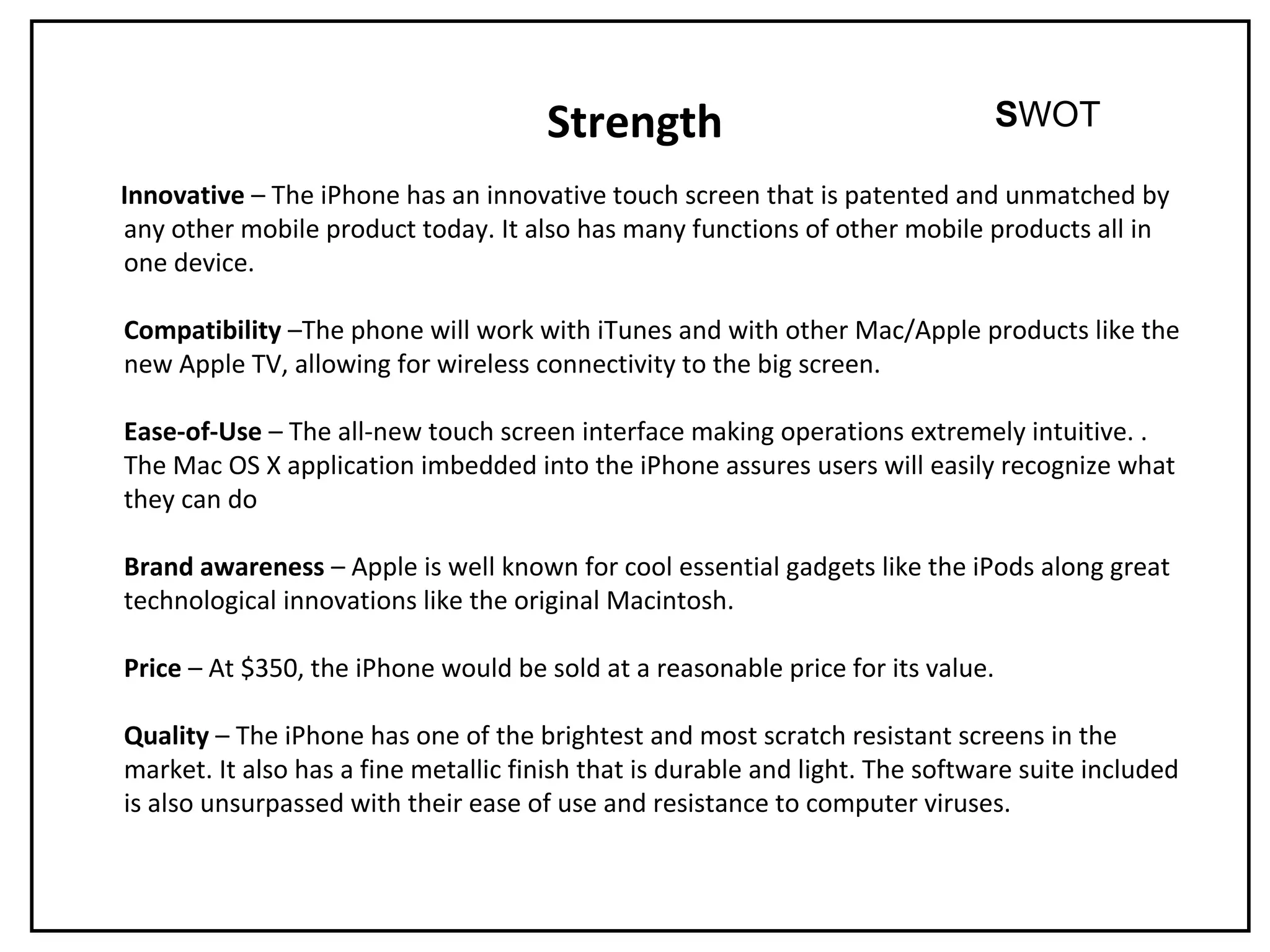 I phone - apple's entry strategy | PPT