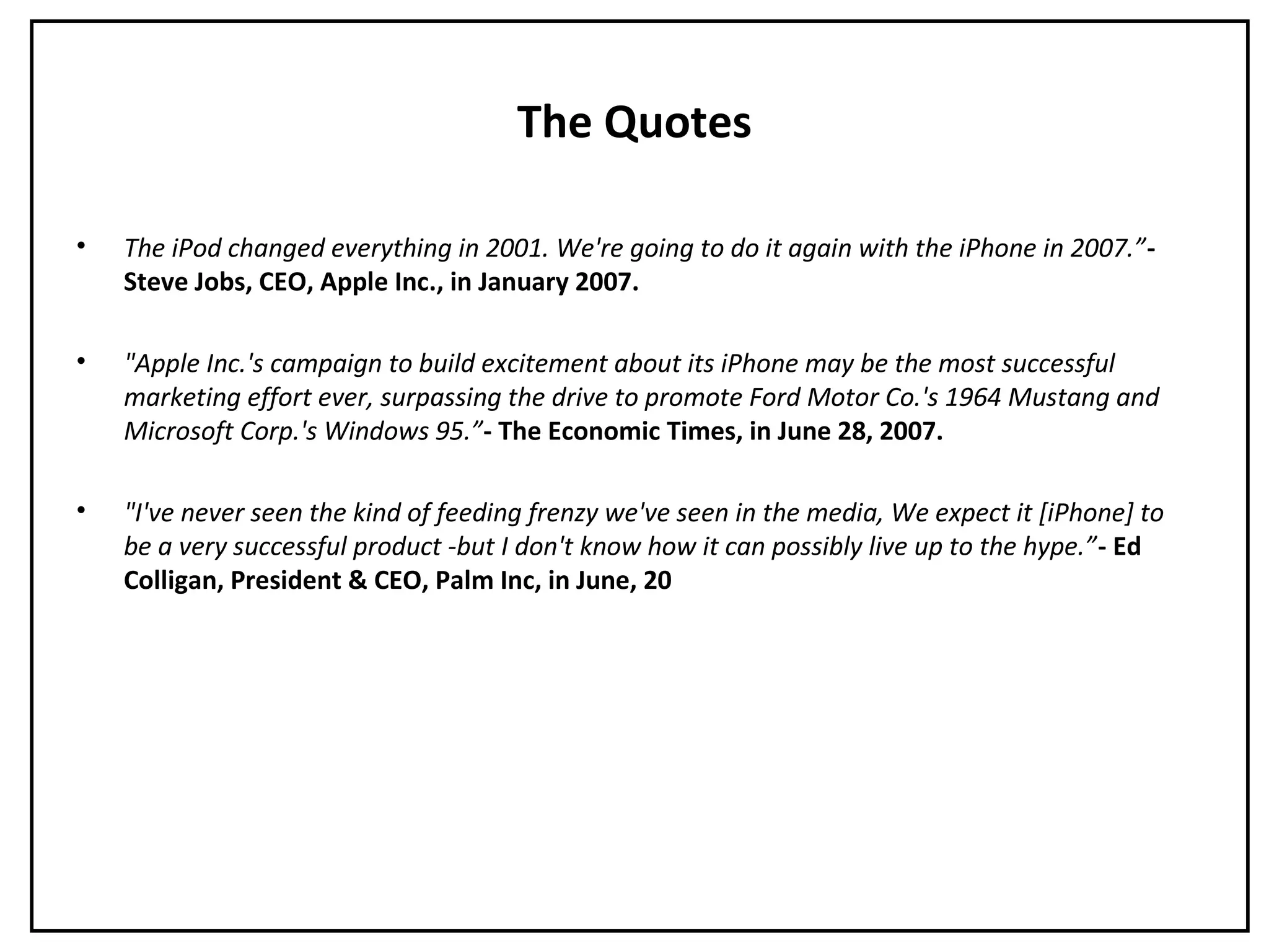 I phone - apple's entry strategy | PPT