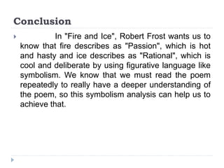 Fire And Ice Robert Frost Imagery