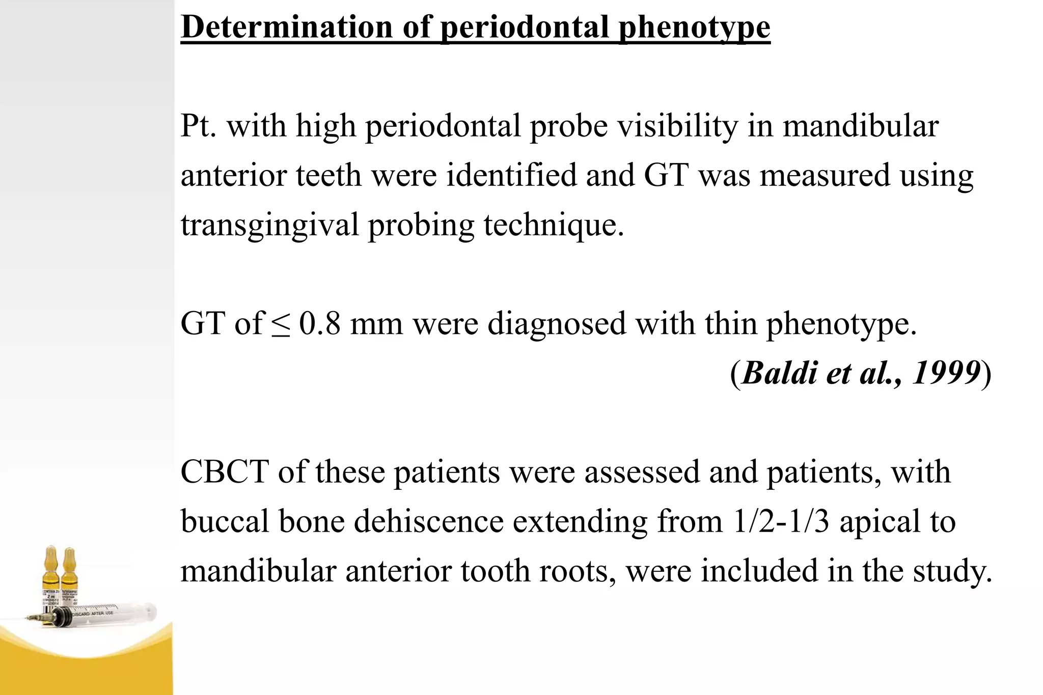 i-prf &MN in gingival augmentation in thin phenotype | PPTX