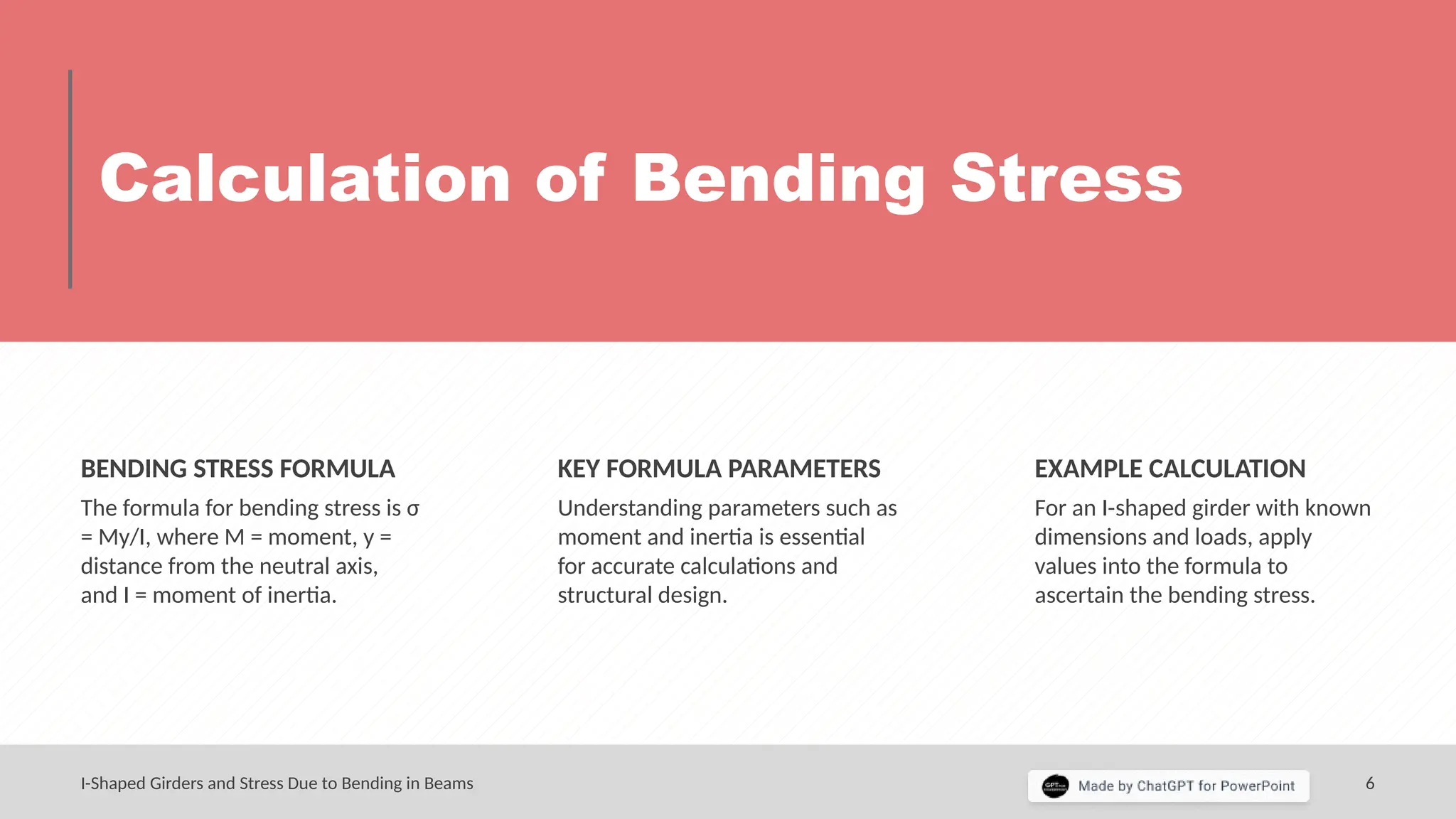 I-Shaped Girders and Stress Due to Bending in.pptx