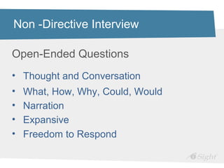 Class 4 - Question Types and When to Use Them | PPT