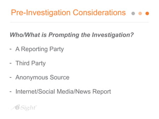 Title IX Investigations: Best Practices for Investigators | PPT