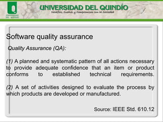 I software quality | PDF | Computer Software and Applications | Computing