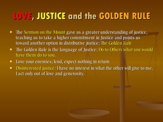 "I The LORD Love Justice" Proclaiming Justice and Mercy | PPT