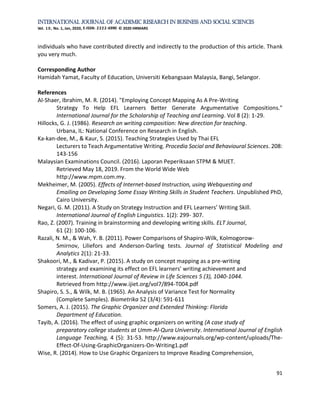 I-Think Map In Organization Of Ideas In Argumentative Writing | PDF | Homework and Study | Education