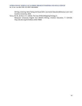 I-Think Map In Organization Of Ideas In Argumentative Writing | PDF ...