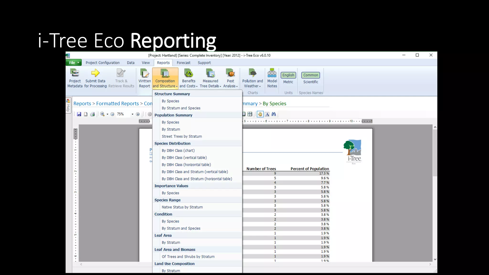 i-Tree vs TreeKeeper 8 | PDF