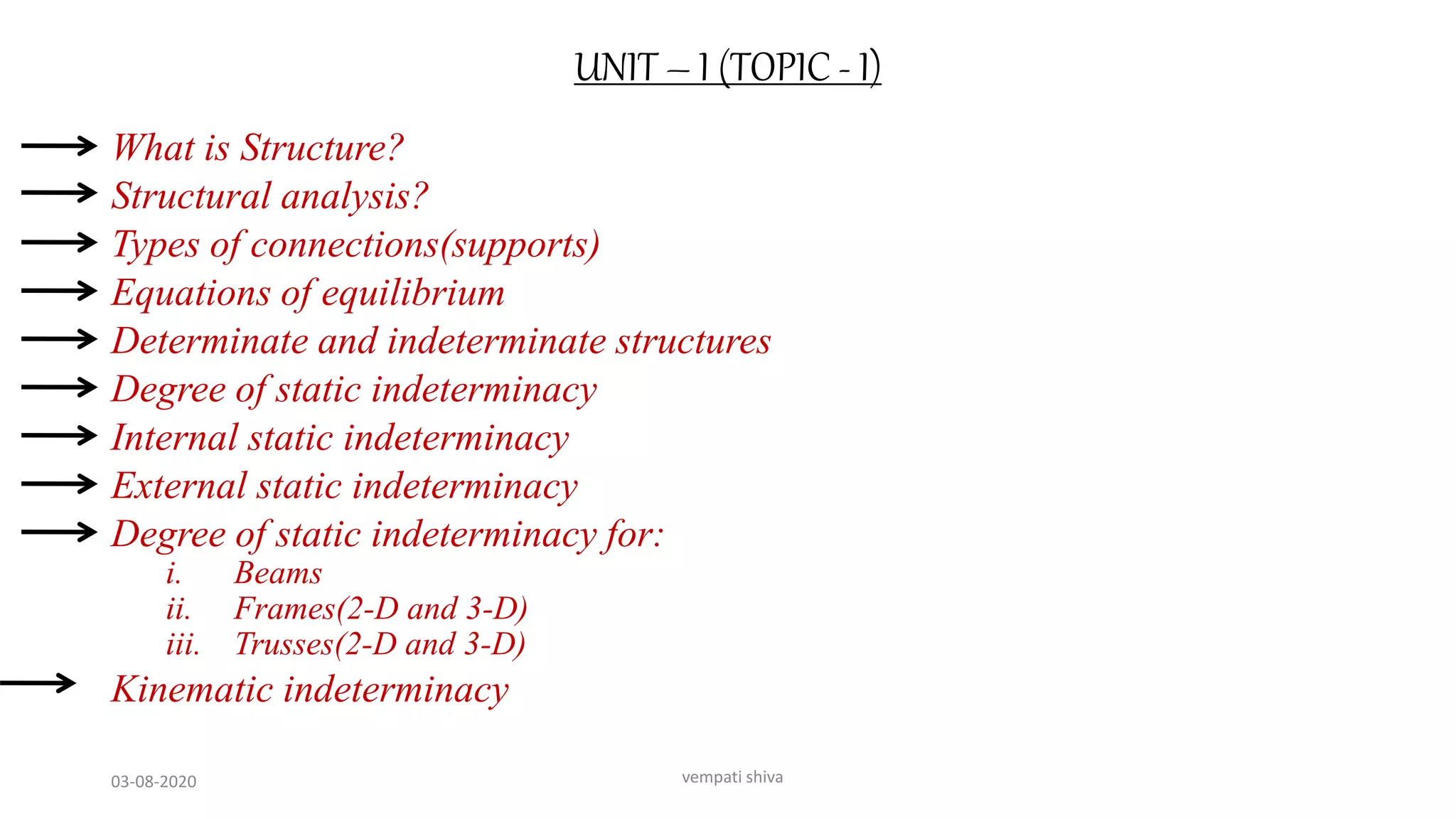 determinate and indeterminate structures | PPTX