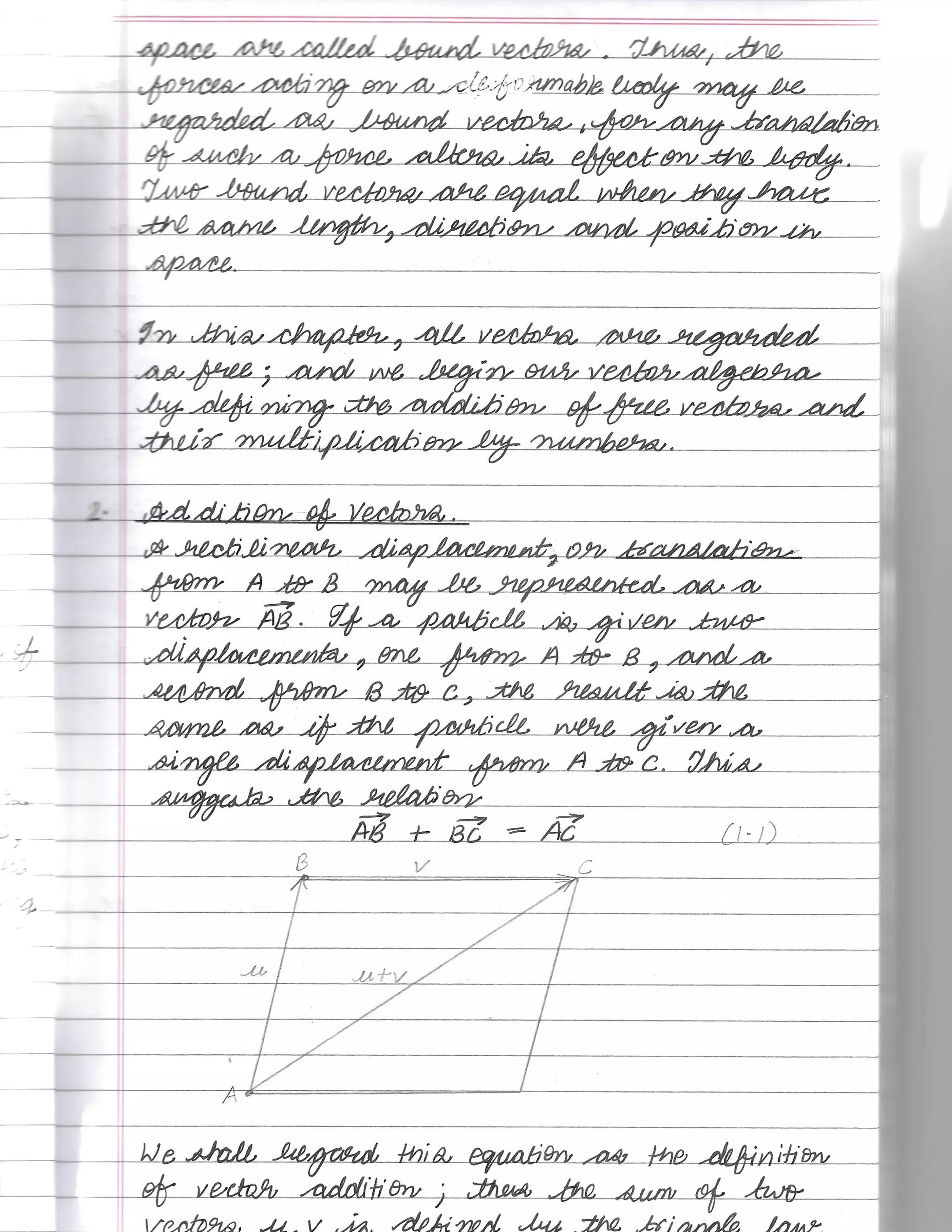 Vector Addition | PDF