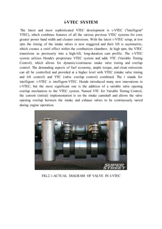 I vtec report | DOCX | Automotive Industry | Industries