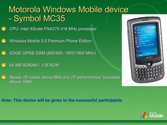I Want Windows Mobile For Fsi | PPT | Free Download