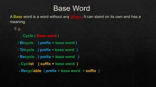 Root, Base and Stem | PPSX