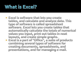 Excel Presentaion | PPT