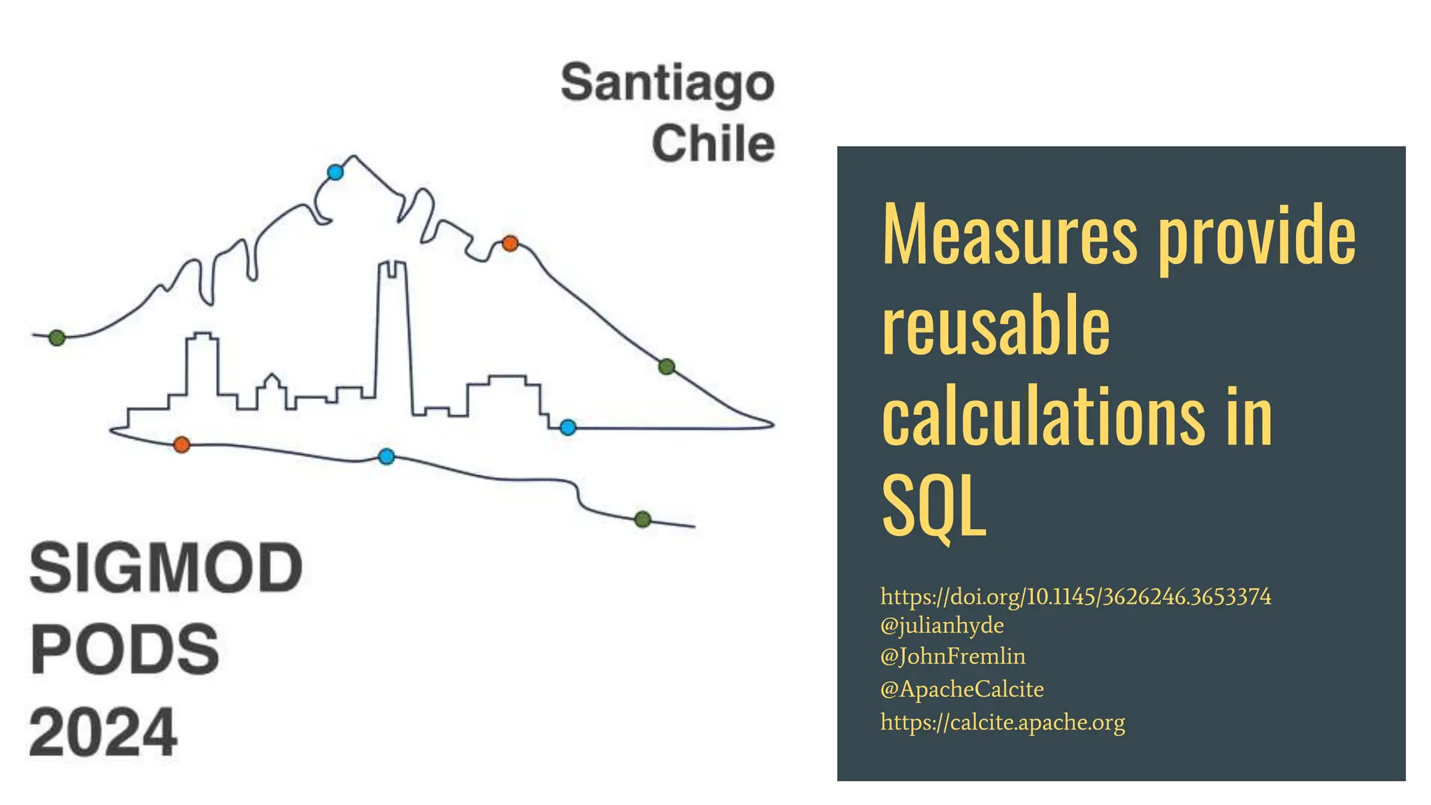 Measures in SQL (SIGMOD 2024, Santiago, Chile) | PPTX