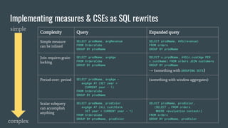 Measures in SQL (SIGMOD 2024, Santiago, Chile) | PPTX