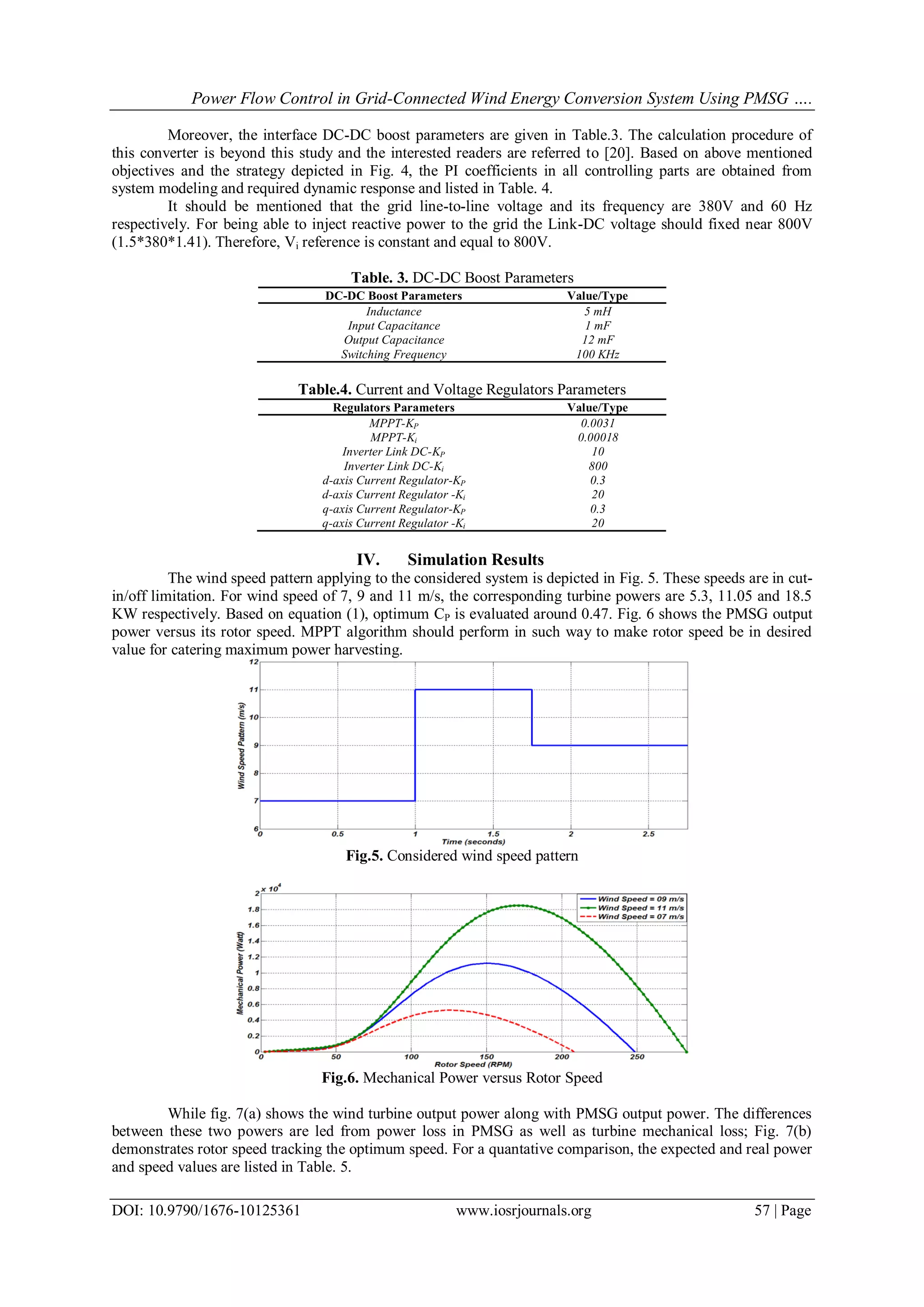 Power Flow Control In Grid Connected Wind Energy Conversion System