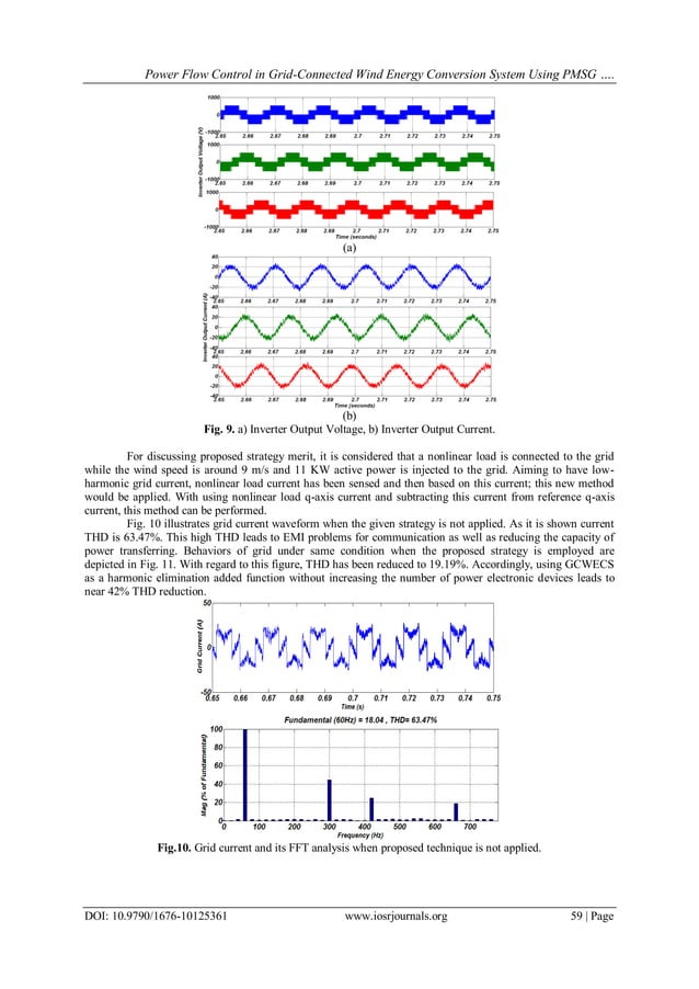 Power Flow Control In Grid Connected Wind Energy Conversion System