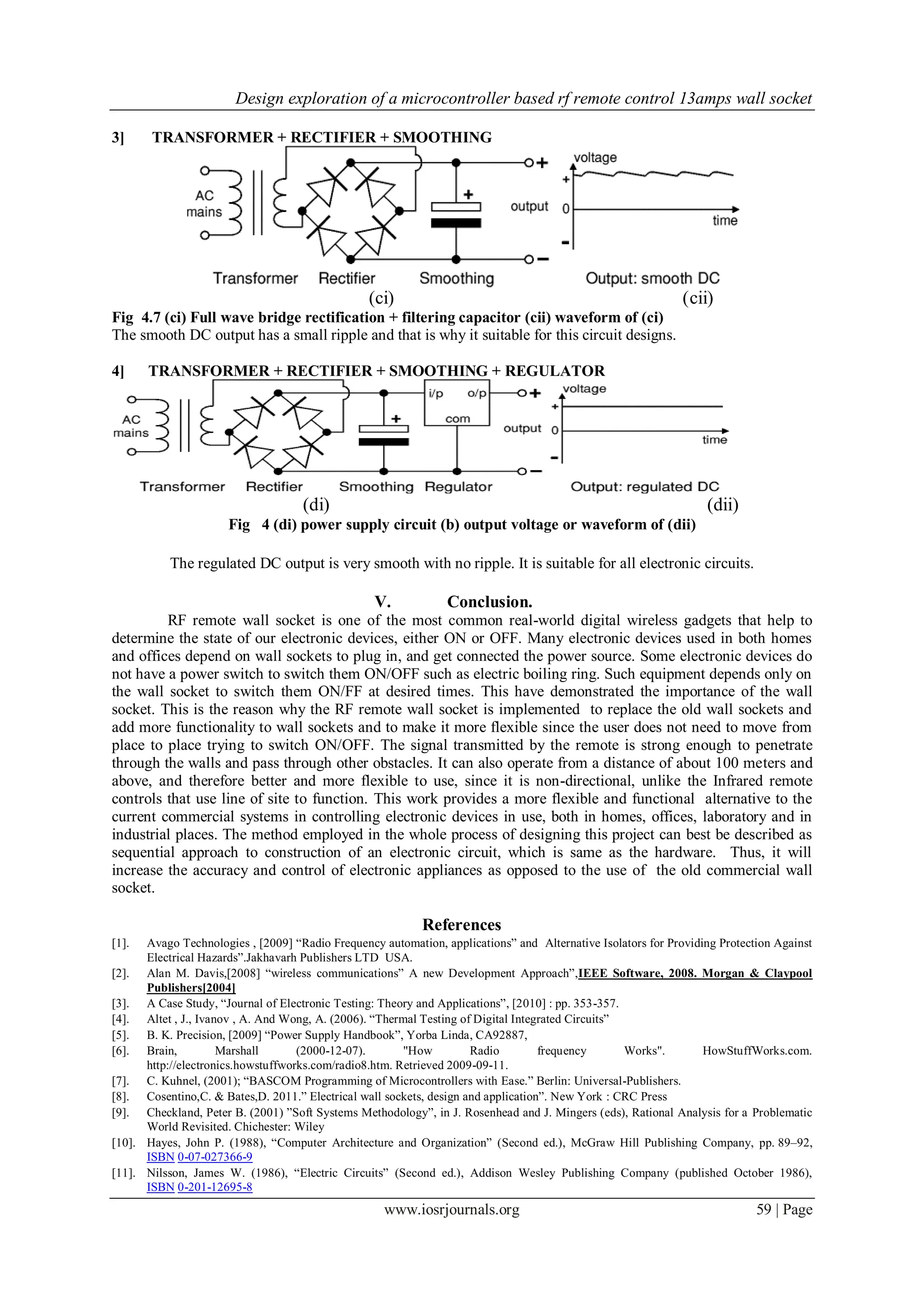 Design Exploration of a Microcontroller Based RF Remote Control 13amps ...