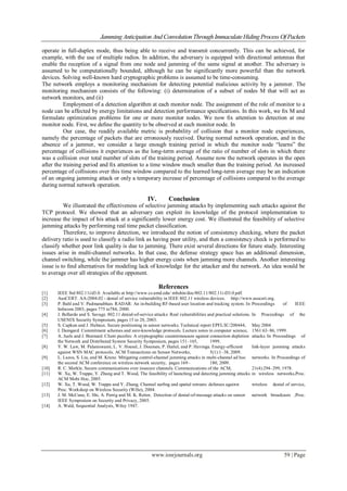 Jamming Anticipation and Convolution through Immaculate Hiding Process of Packets | PDF