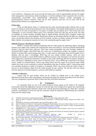 Counterfeit drugs: an organized crime | PDF