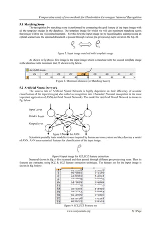 Comparative study of two methods for Handwritten Devanagari Numeral Recognition | PDF