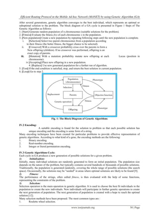 Efficient Routing Protocol in the Mobile Ad-hoc Network (MANET) by using Genetic Algorithm (GA ...
