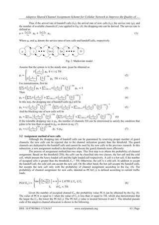Adaptive Shared Channel Assignment Scheme for Cellular Network to Improve the Quality of the ...