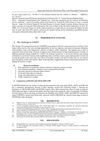 Inspecting Vanet for Determined Ways with Watertight Connectivity | PDF