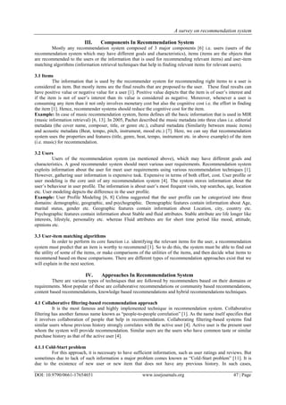 A survey on recommendation system | PDF