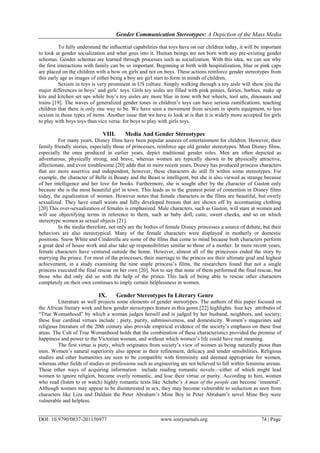 Gender Communication Stereotypes: A Depiction of the Mass Media | PDF