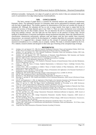 Study of Structural Analysis of Mechanisms - Structural Isomorphism | PDF