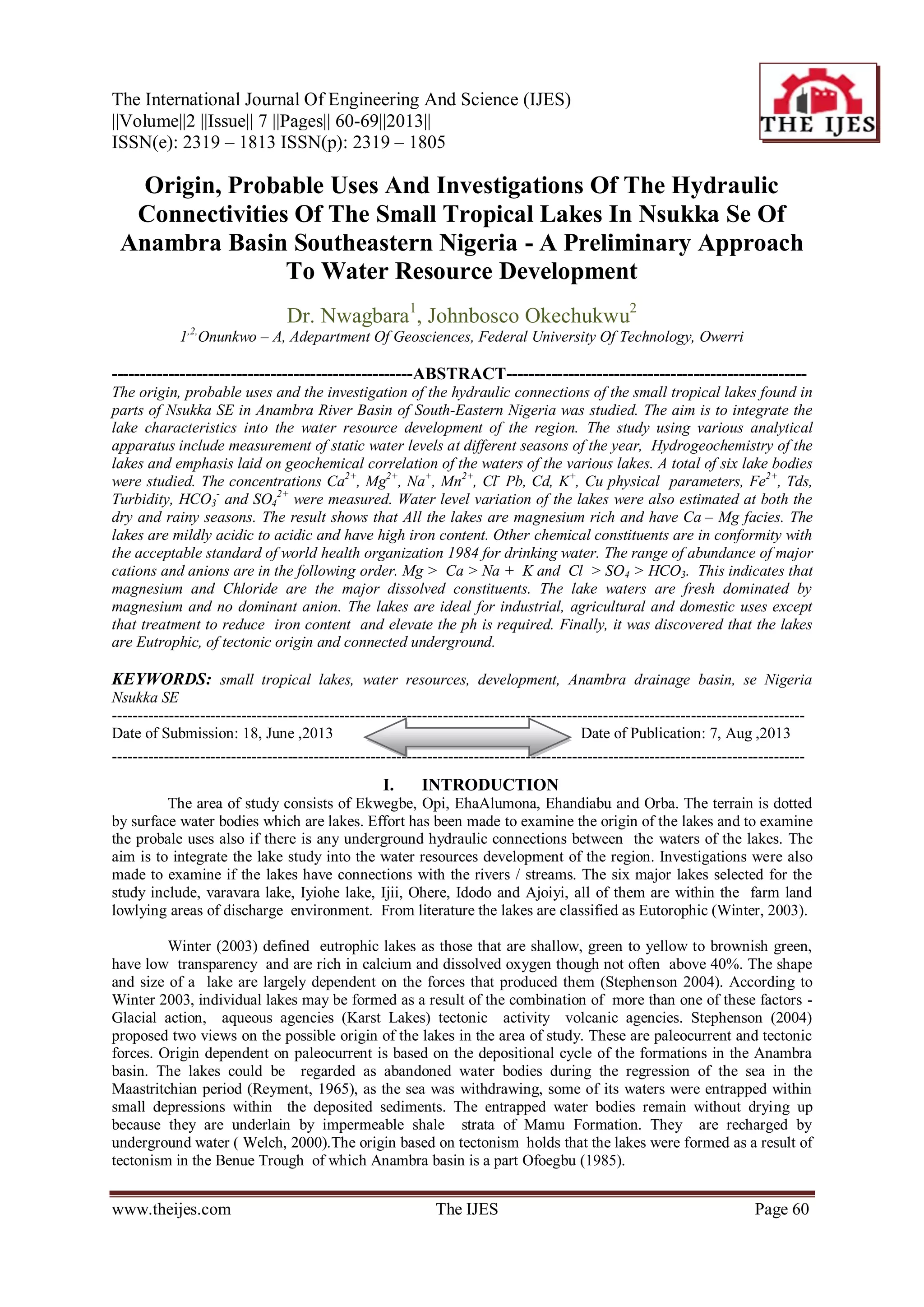 The International Journal of Engineering and Science (The IJES) | PDF