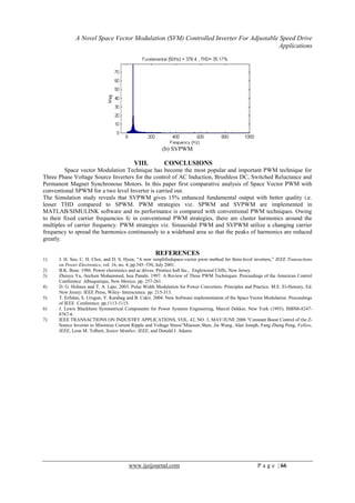 A Novel Space Vector Modulation (SVM) Controlled Inverter For Adjustable Speed Drive ...