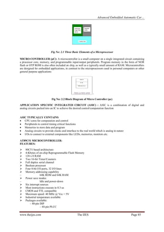 Advanced Embedded Automatic Car Parking System | PDF