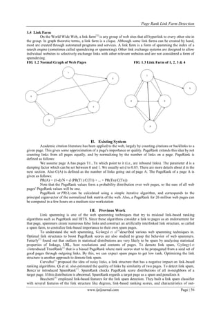 Page Rank Link Farm Detection | PDF