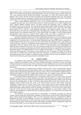 Patient Data Collection Methods. Retrospective Insights. | PDF