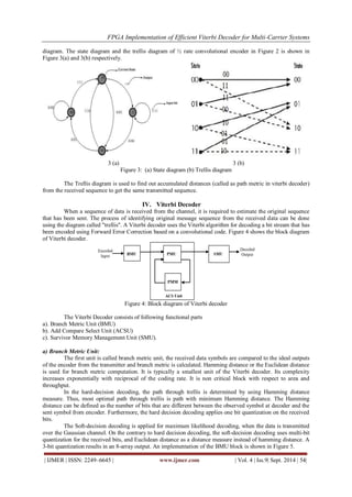 FPGA Implementation of Efficient Viterbi Decoder for Multi-Carrier Systems | PDF