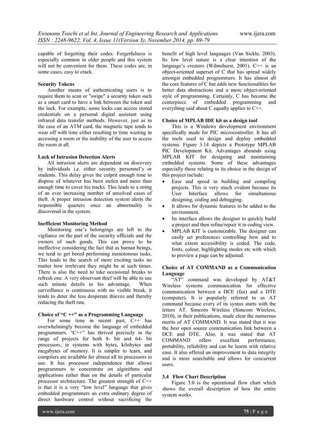 A Microcontroller Based Intrusion Detection System | PDF