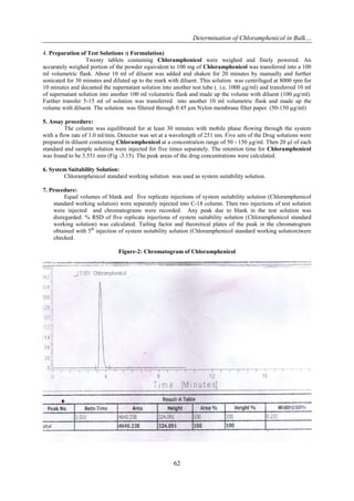 Determination of Chloramphenicol in Bulk Drug and Pharmaceutical Dosage Forms by HPLC | PDF ...
