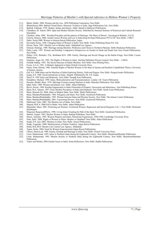 Marriage Patterns of Muslim’s with Special reference to Mehr as Women’s ...