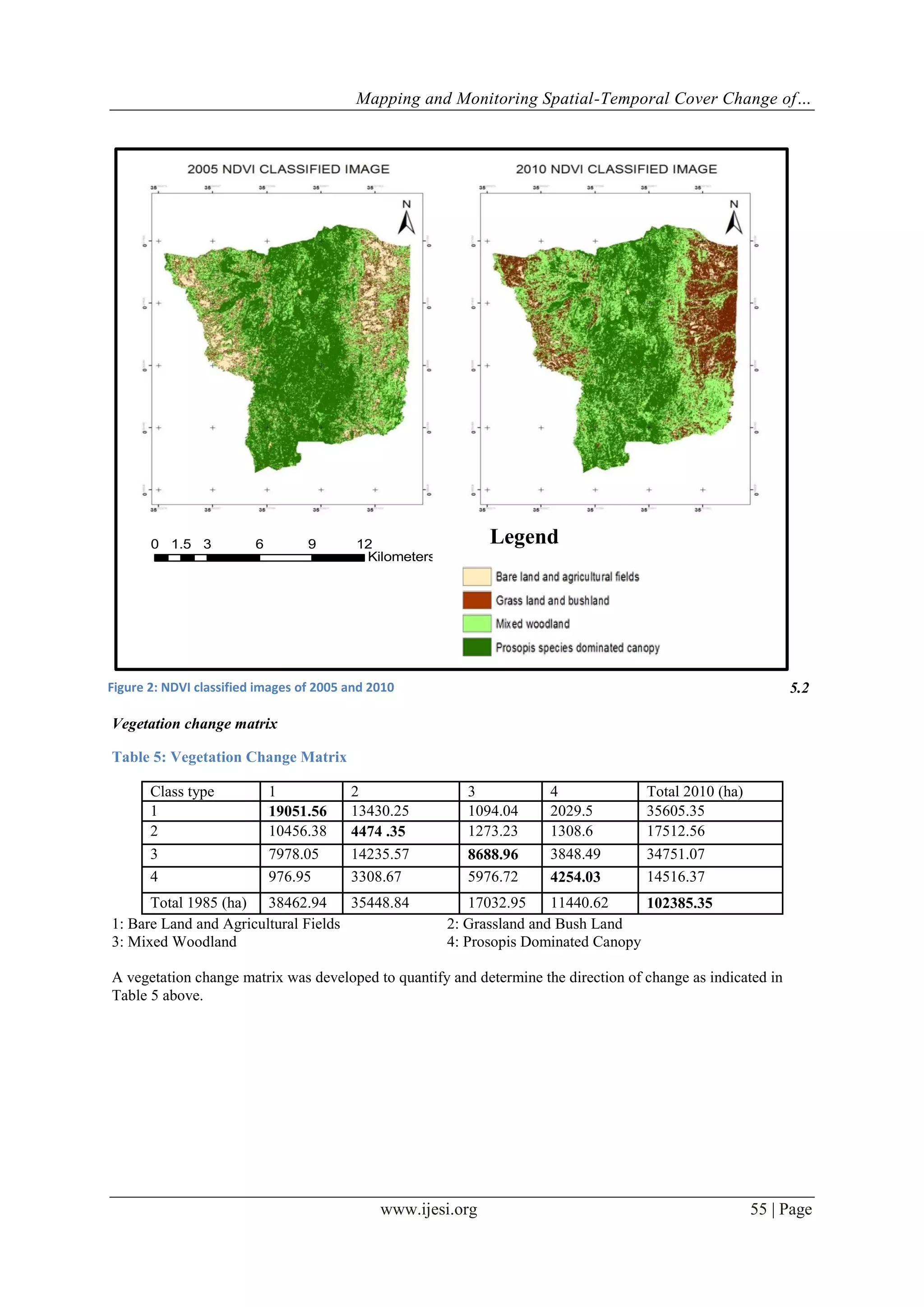 Mapping and Monitoring Spatial-Temporal Cover Change of Prosopis Species Colonization in Baringo ...