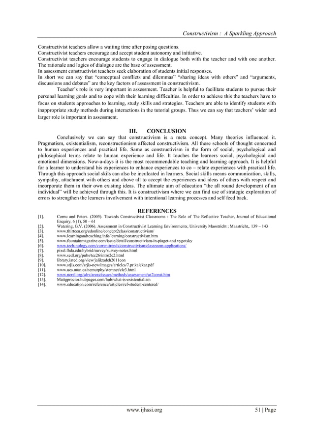 Constructivism : A Sparkling Approach | PDF